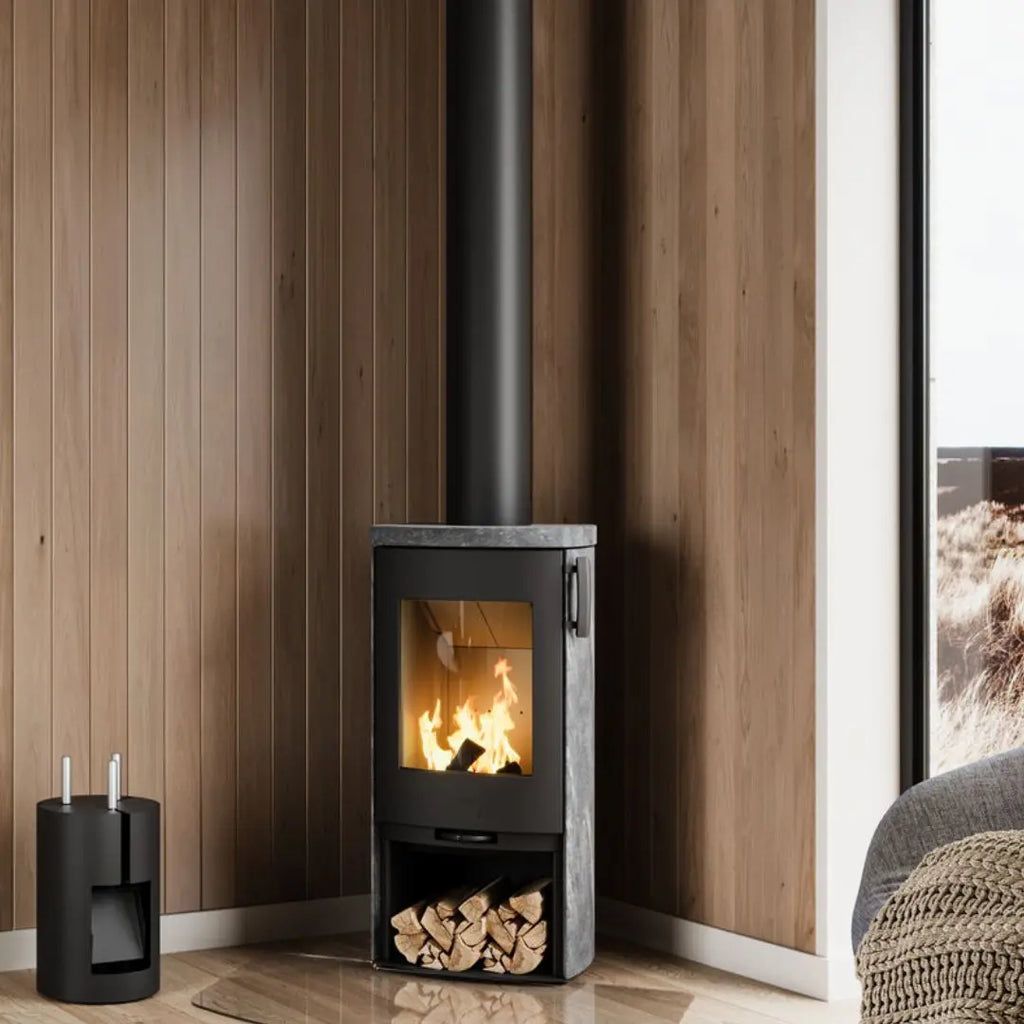HETA Icon-Line Eclipse 4.9kW Woodburning Stove | Calido