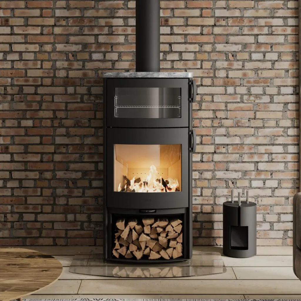 HETA Icon-Line Eclipse XL-B Wood Burning Stove - 7.1kW | Calido