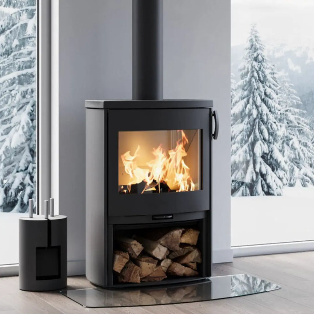 HETA Icon-Line Eclipse XL Wood Burning Stove - 7.1kW | Calido