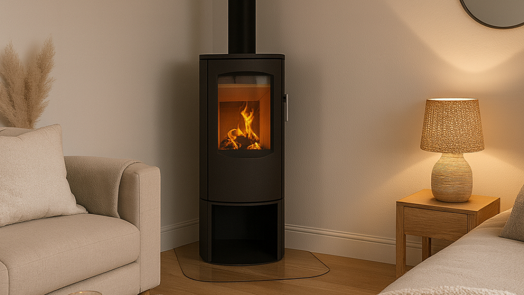 HETA Scan-Line 7B Logstore Multi Fuel Stove - 4 kW | Calido
