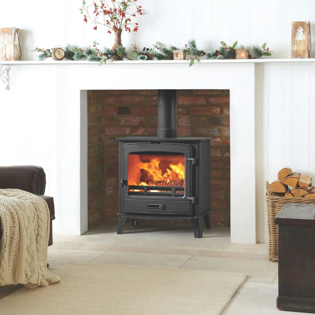 Stovax County 5 Wide Multi Fuel Stove - 5 kW | Calido