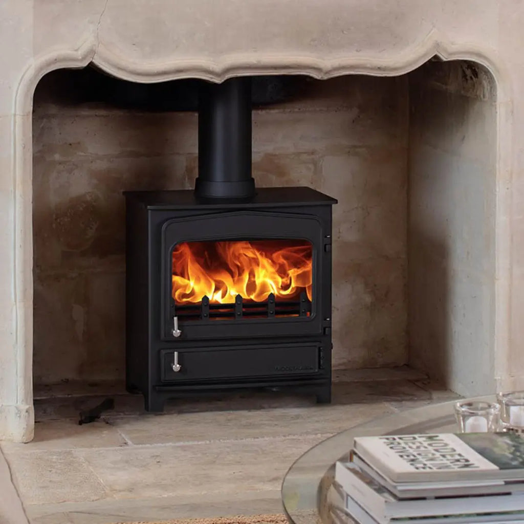Woodwarm Fireview Eco Vintage Multi Fuel Stove - 5kW | Calido