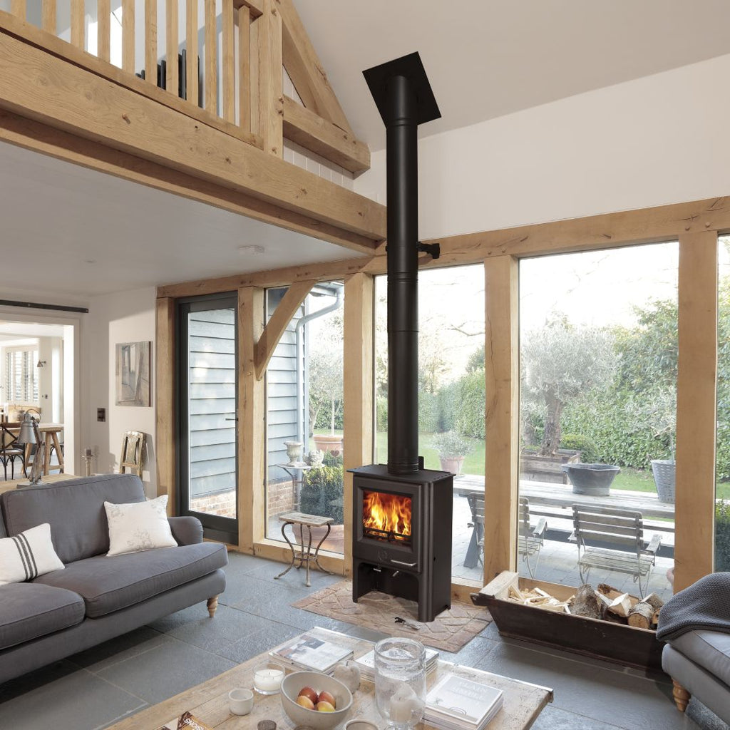 Woodwarm Phoenix Firegem Eco Tall Convector - 5kw | Calido